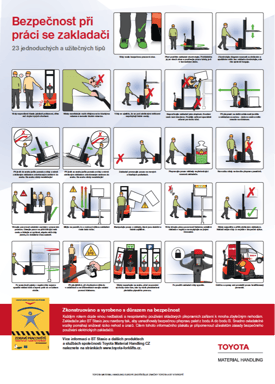 Bezpečnostní plakáty Toyota